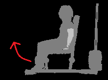 Extensión de cuádriceps.